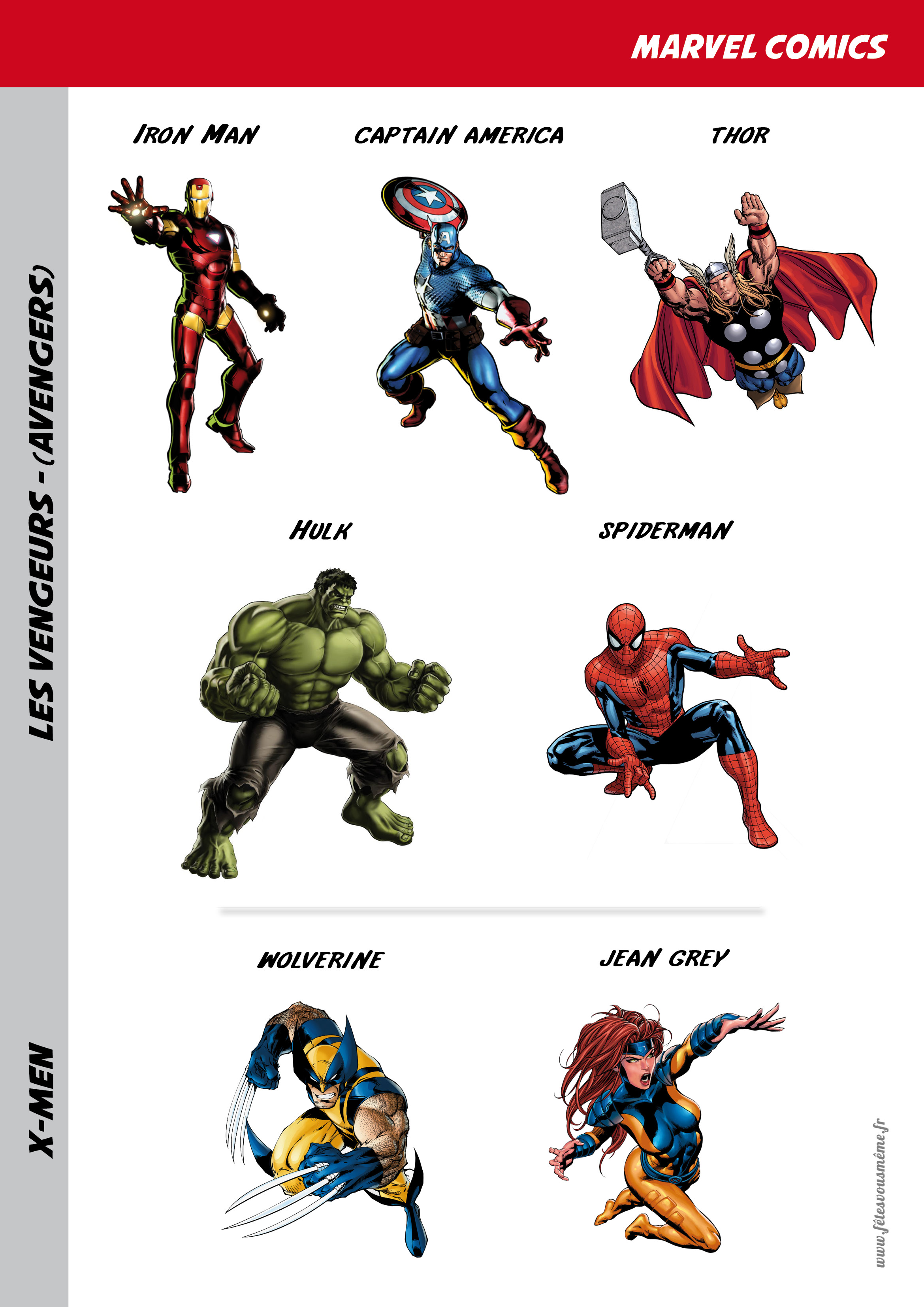 Décoration Super-Héros • Fêtes vous même