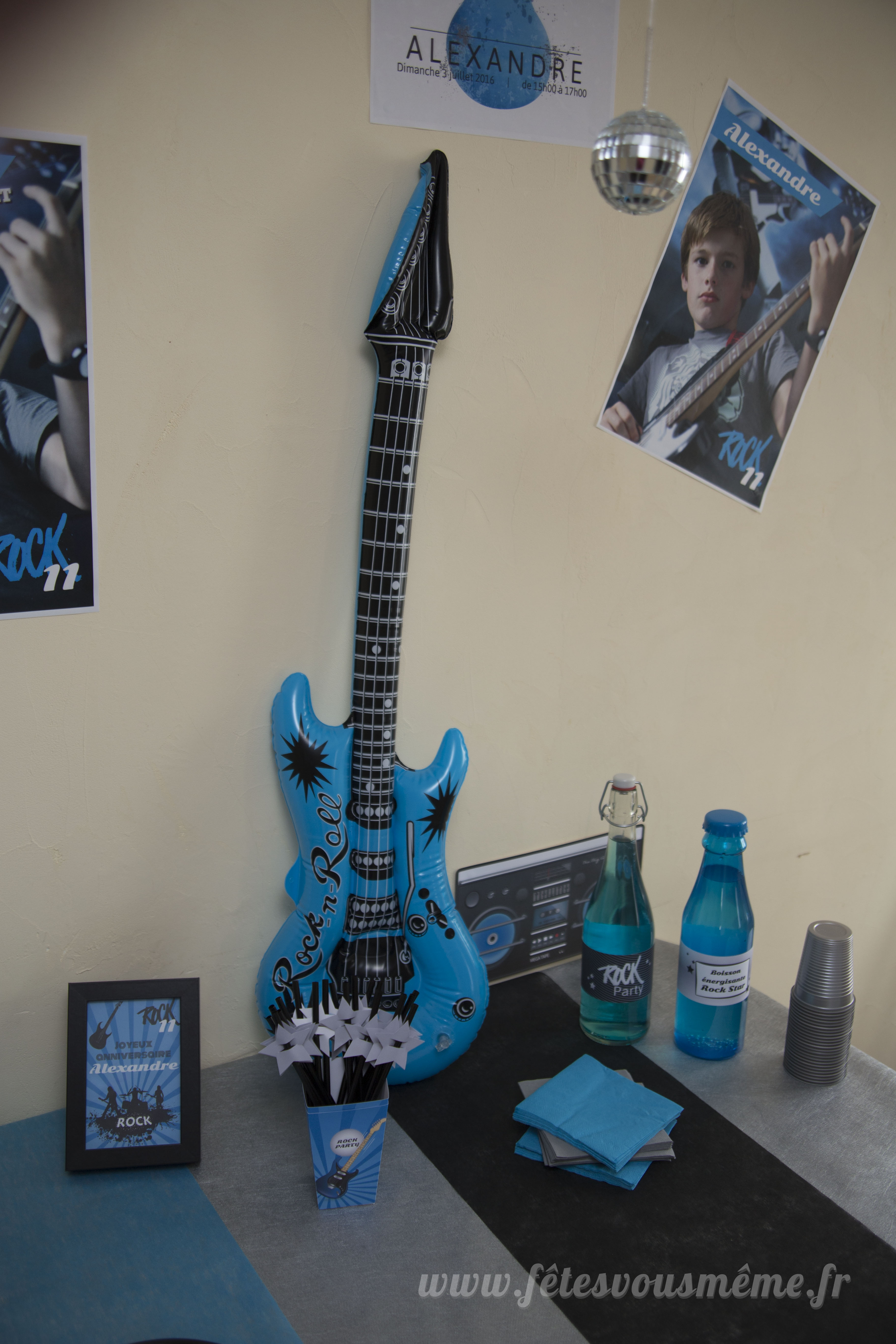 Table gourmande "Rock Party" • Fêtes vous même